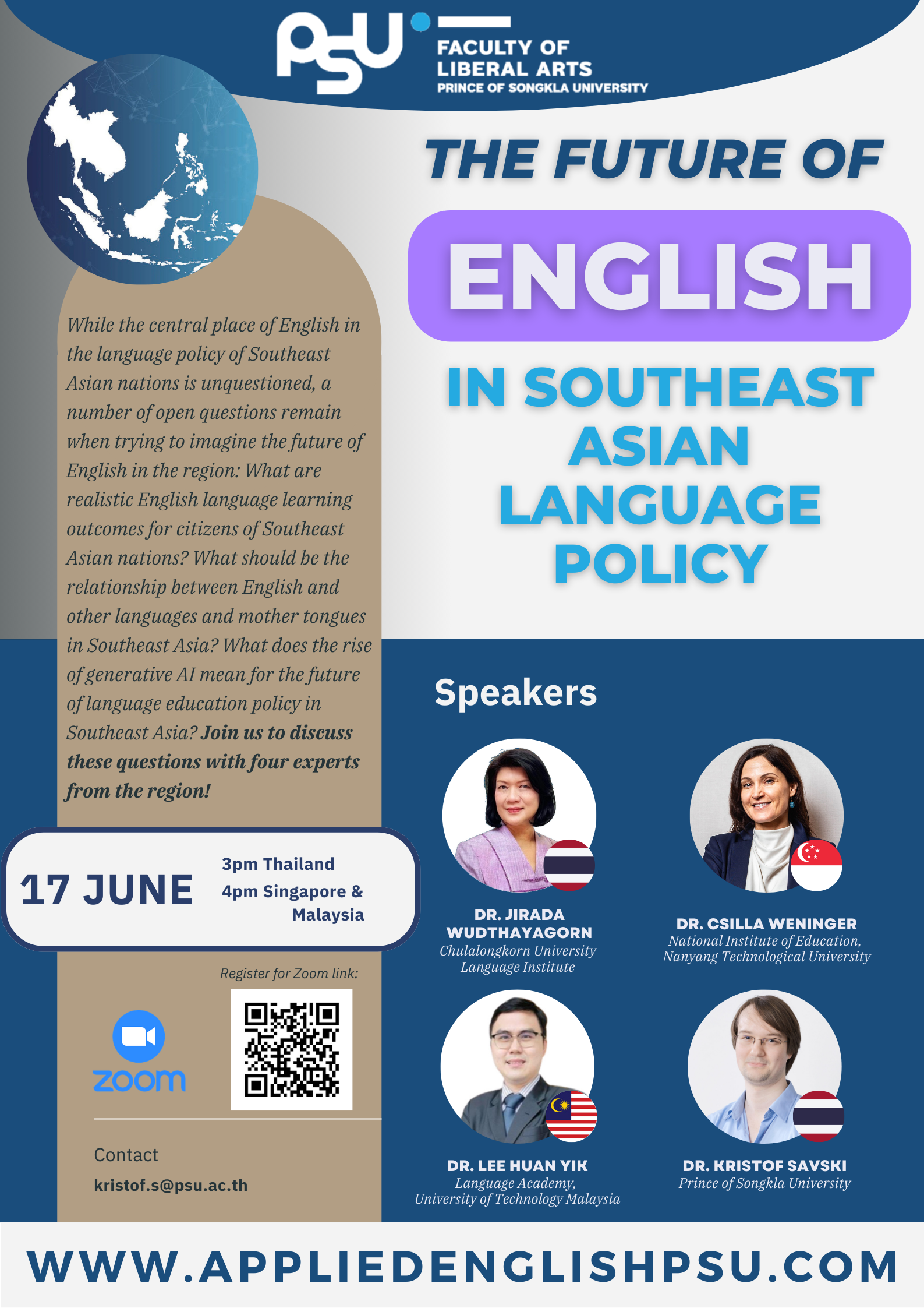 Applied Linguistics and English at Prince of Songkla University – Applied Linguistics and ...